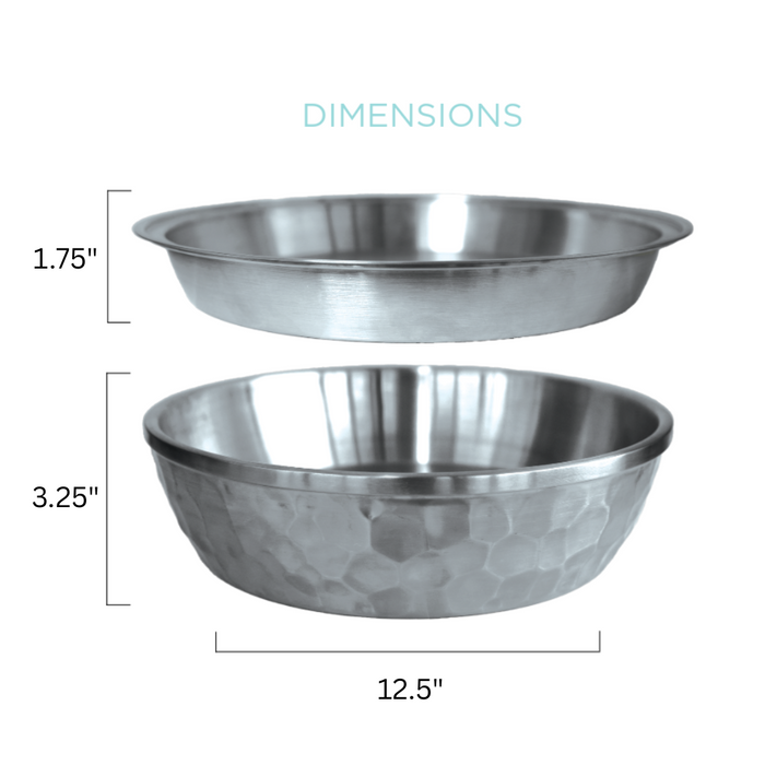 Elegant Dual-Layer Seafood Serving Bowl – Self-Draining Hot & Cold ...